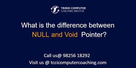 what is the difference between null and void pointer