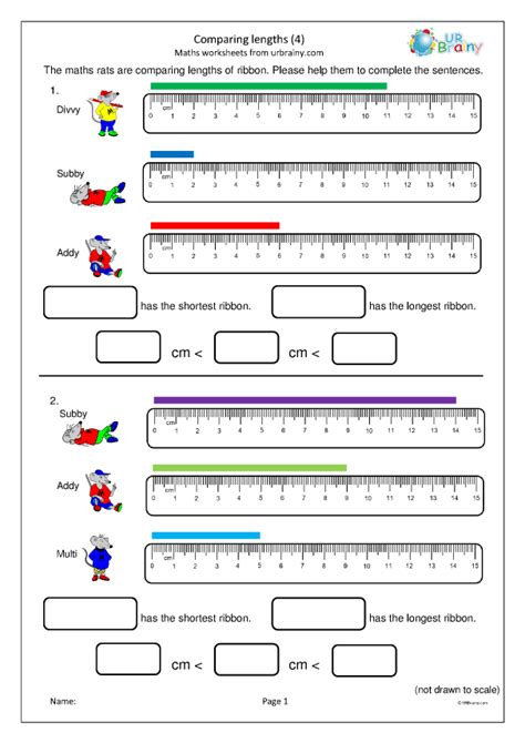 comparing lengths 4 measurement by