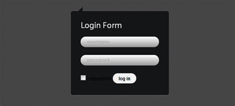 how to create login form with css3 and jquery designmodo
