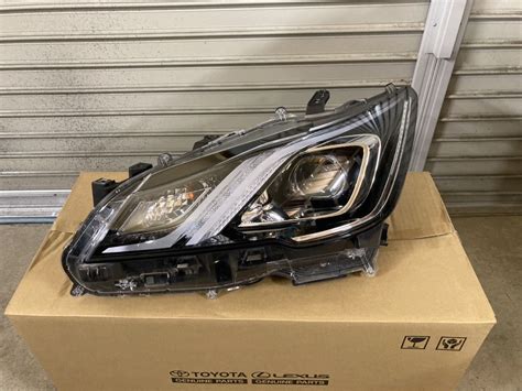 【傷や汚れあり】【97】grs210 Grs214 Aws210 Aws211 クラウン アスリート 後期 純正 左ヘッドライト 左