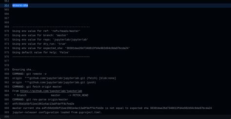 jupyter releaser v2 fails to publish the release `ensure sha` step