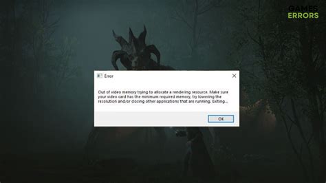 hogwarts legacy out of video memory how to fix