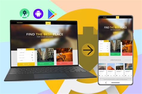 convert your won website into an android app using webview by