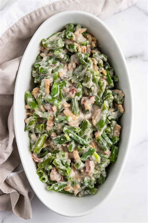 Parmesan Bacon Green Bean Casserole Lemons Zest