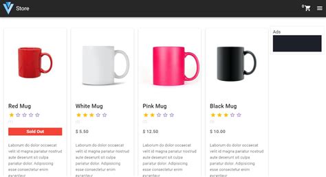 django rest framework shopping cart with vuejs