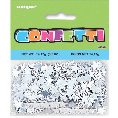 Silver Star Confetti 145gr Pergamos
