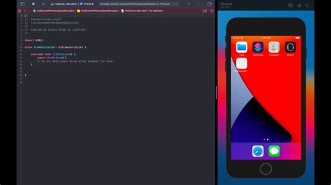 full screen development with xcode and the simulator youtube