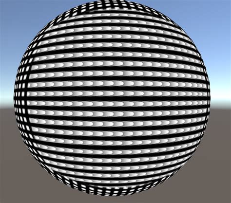 question parallax occlusion shader has distortion on curved surfaces