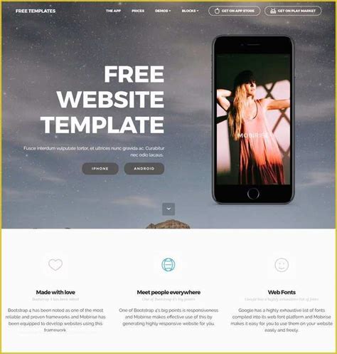 web page templates free download of 250 free responsive html5 css3