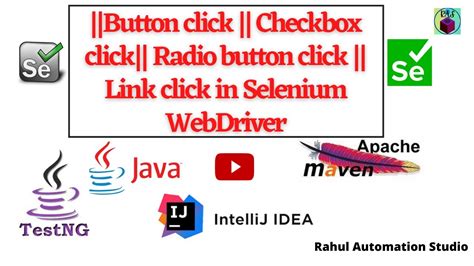 🔥button click checkbox click menu click radio button click in