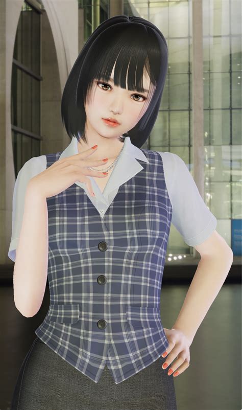 [3d honeyselect] character art and scene for a game in