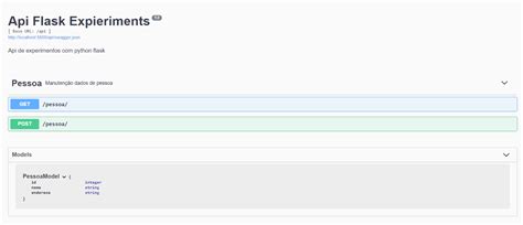 criando api python flask com swagger by jozimar back