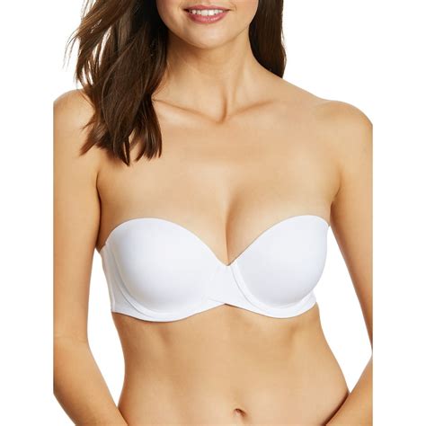 Maidenform Sweet Nothings Womens Stay Put Strapless Push Up