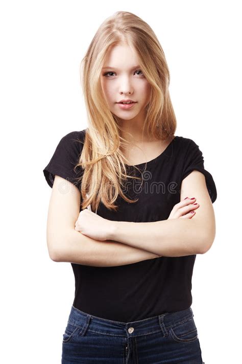 Fermez Vous Vers Le Haut Du Portrait Dune Belle Fille De Ladolescence