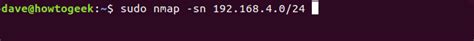 how to see all devices on your network with nmap on linux