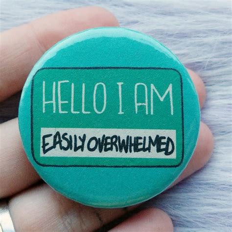 Highly Sensitive Person Hsp Kit Set Of 6 Pin Badge Buttons Etsy