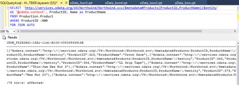 hodentekhelp can you return data in json format from a web service in