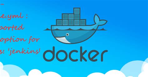 docker compose yml unsupported config option for services jenkins