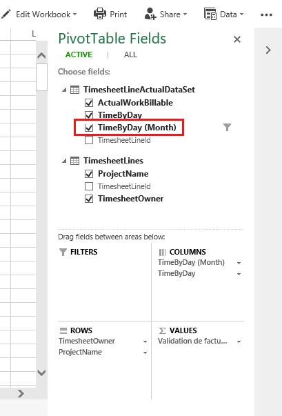 external data refresh failed when refresh project online data in excel