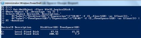 check and export drive szie report on multiple servers using powershell