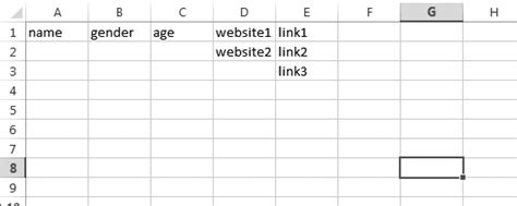 python is there a way to add a different number of columns in each