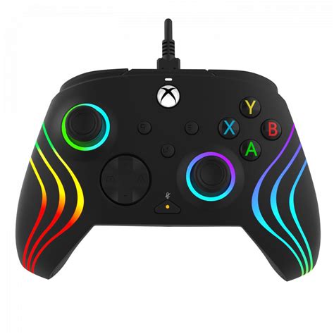 Pdp Xbox Series X S And Pc Usb Gamepad Black Afterglow Wave