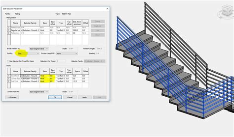 solved correct hight railing from stairs autodesk community