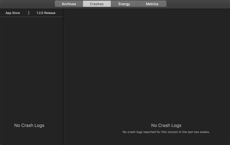 app store connect can t view crashes in xcode organizer stack overflow