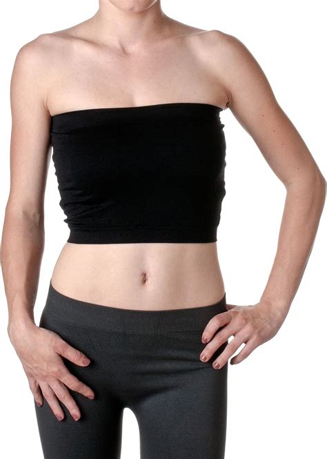 Hollywood Star Fashion Womens Basic Stretch Layer Seamless Tube Bra