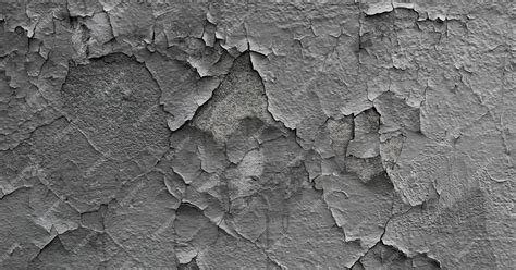 Velha Parede Cinza Com Fundo De Textura De Gesso Rachado Grunge Foto