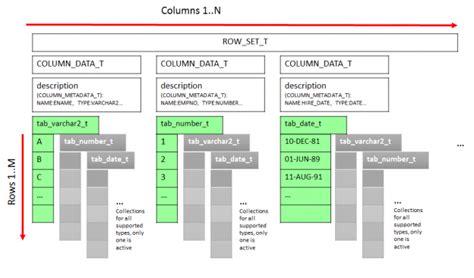 “polymorphic table function” sqlora