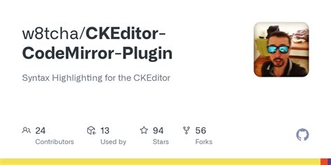 github w8tcha ckeditor codemirror plugin syntax highlighting for the