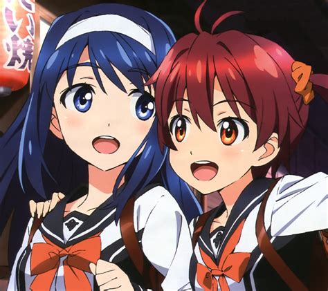 Vividred Operation Akane Isshiki Android Wallpaper Aoi Futaba 1440x1280