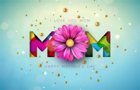 Te Quiero Mamá Diseño De Tarjeta De Felicitación Del Día De La Madre