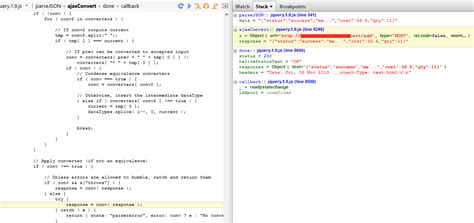 jquery ajax response fails with invalid characters stack overflow