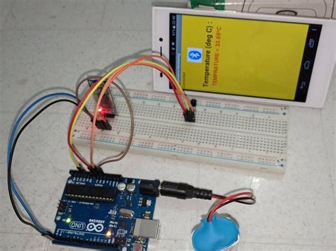 temperature monitoring on smartphone smartphone project application