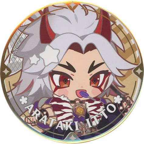 badge pins ipto arataki genshin ×sweets paradise sakuramai manrai