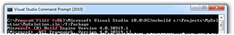 troy hunt why the target “package” does not exist in the project