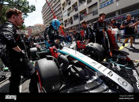 Monaco Mai 2024 Russell George Gbr Mercedes Amg F1 Team W15