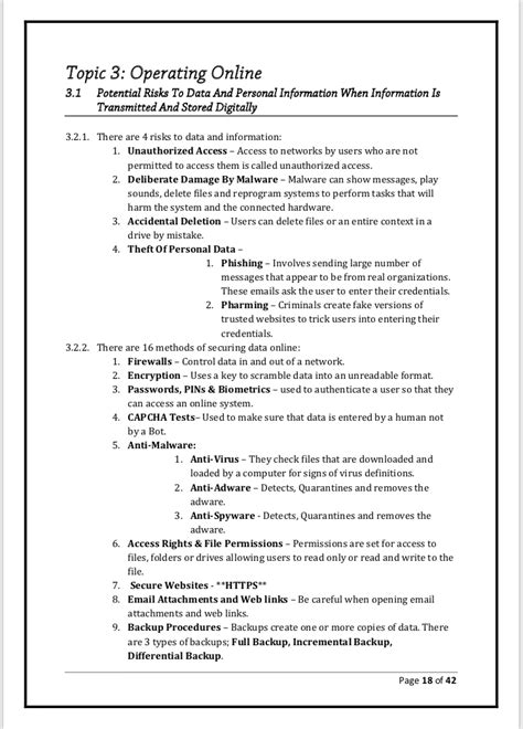 igcse edexcel ict revision notes