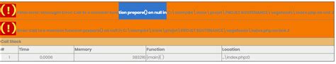 [résolu] uncaught error call to a member function prepare erreur d
