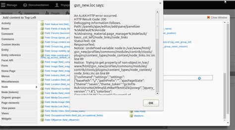 undefined variable node in node links drupal panalizer stack overflow
