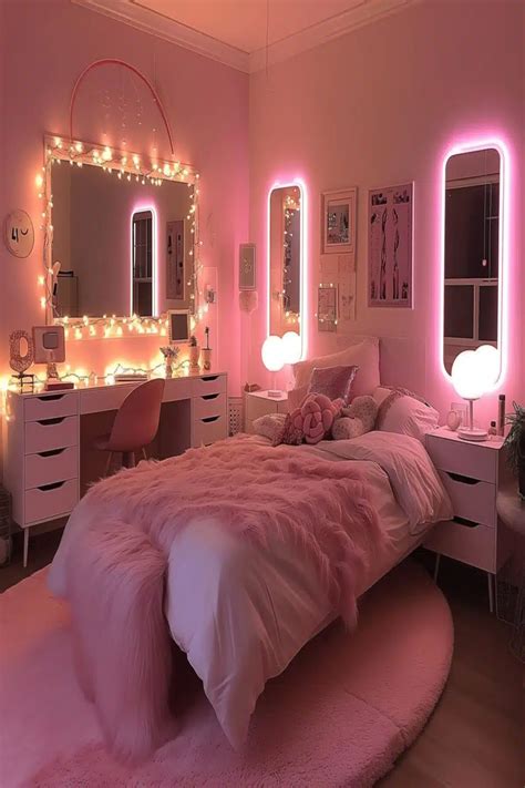 Girly Glow Baddie Bedroom Decor Ideas With Soft Pinks In 2024 Luxury