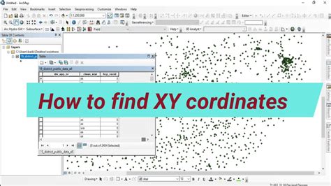 how to get xy coordinates of points features automatically in arcgis