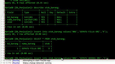 tutorial menggunakan trigger dalam membuat database youtube