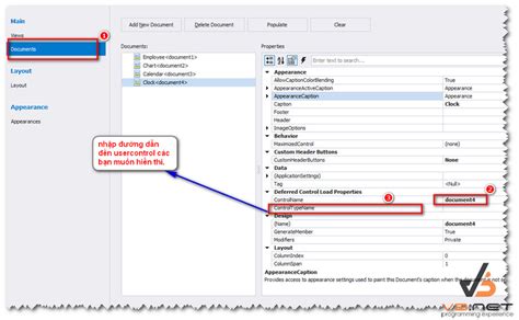 [devexpress] hướng dẫn tạo wigetview sử dụng document manager dùng để
