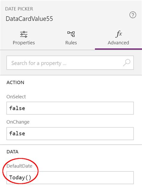 solved how to set current date as default date in date pi power