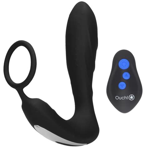 Ouch Plug Anal Et Anneau Pénien Électro Et Vibrant Sinful