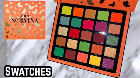 Abh Norvina Vol 3 Eyeshadow Palette Swatches Youtube