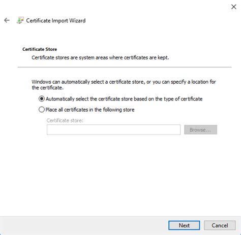 powershell install certificate via script from sst automatically